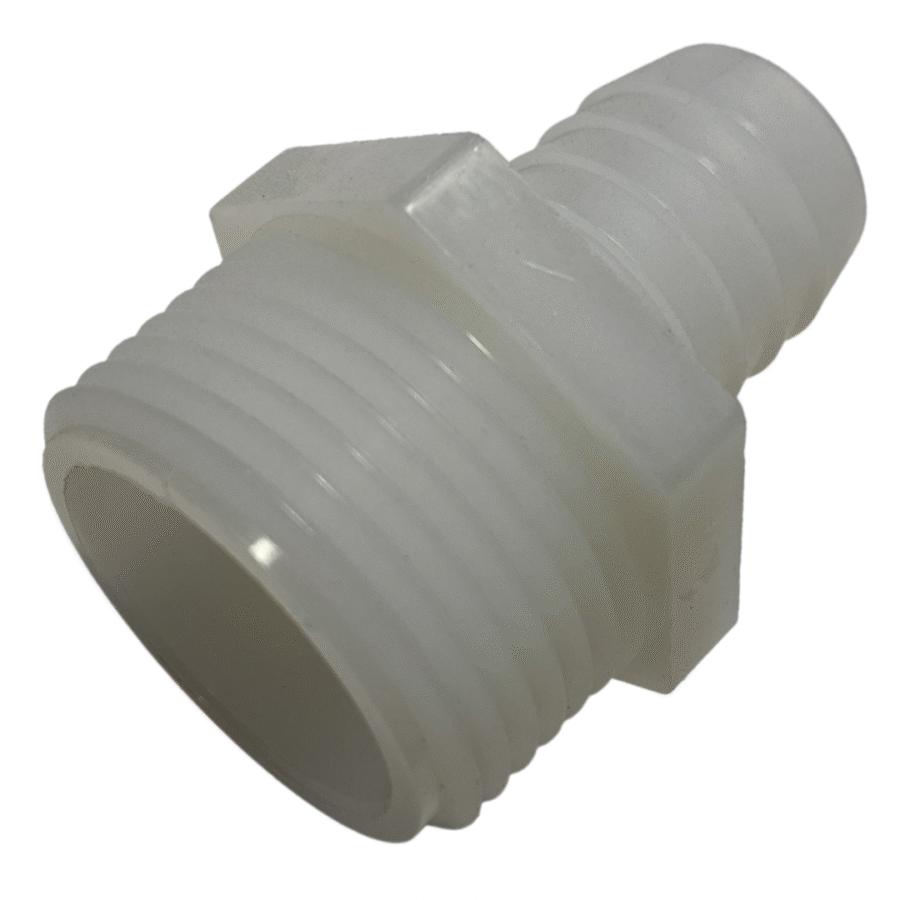 1" Male Thread x 19mm (3/4") Barb | Xline Systems