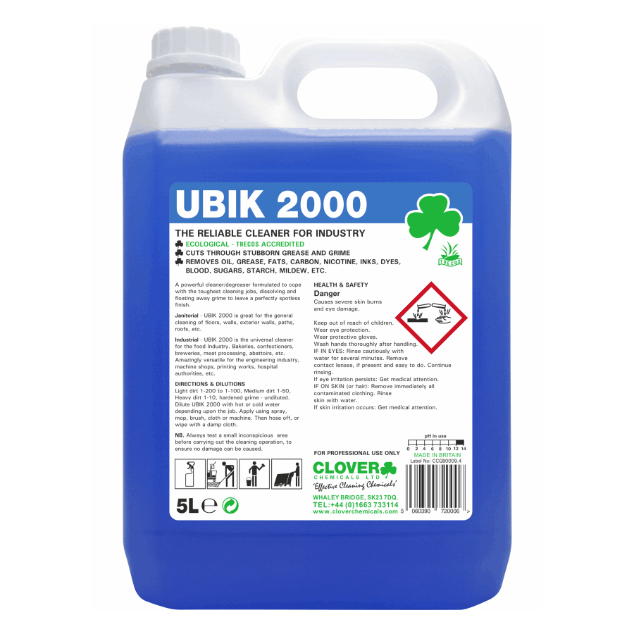 UBIK 2000 Universal Cleaner Concentrate - 5ltr | Xline Systems