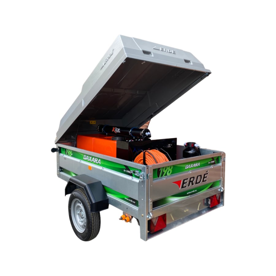 350 LTR Window Cleaning Trailer System - 2 Operators | Xline Systems