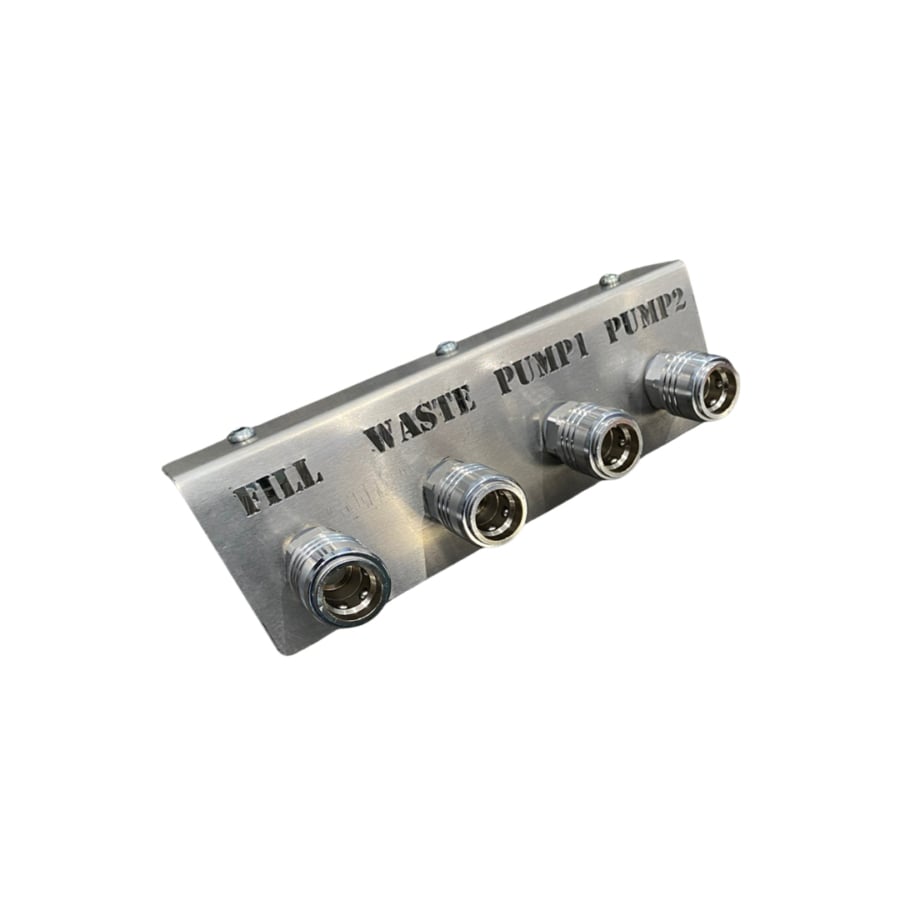 System Van Port Plate - Stainless Steel Fittings | Xline Systems