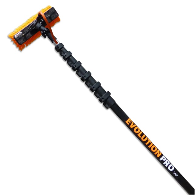 9m Reach Extendable Window Cleaning Pole & Brush Kit | Xline Systems