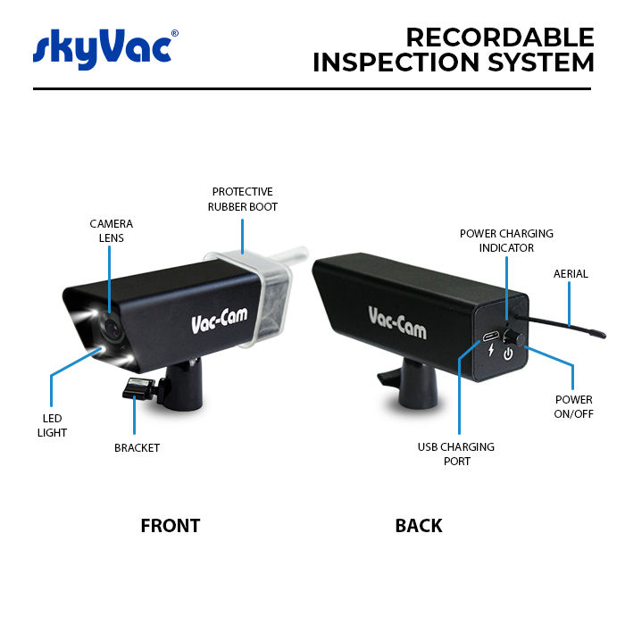 (Discontinued) skyVac® Recordable Inspection System Gutter Inspection ...