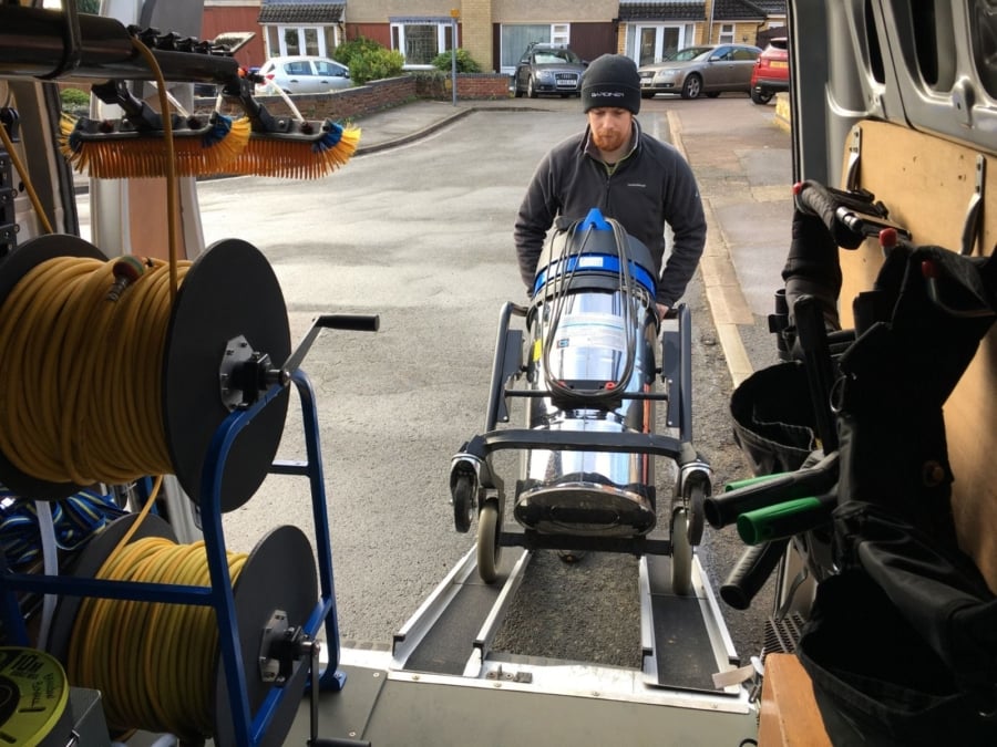 Telescopic Gutter Vac Ramps With Surface Grip | Xline Systems