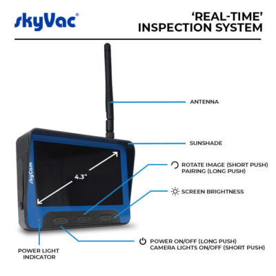 skyVac® 'Real-Time' Inspection System Gutter Inspection Camera | Xline ...