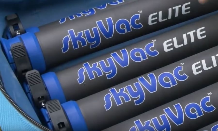 skyVac® Elite Pole Set with Hose, Neck & End Tools - 4x Pole Package ...