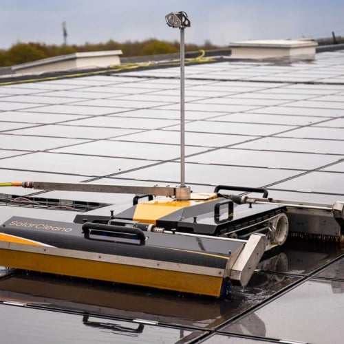 SolarCleano Model F1 - Solar Cleaning Robot | Xline Systems