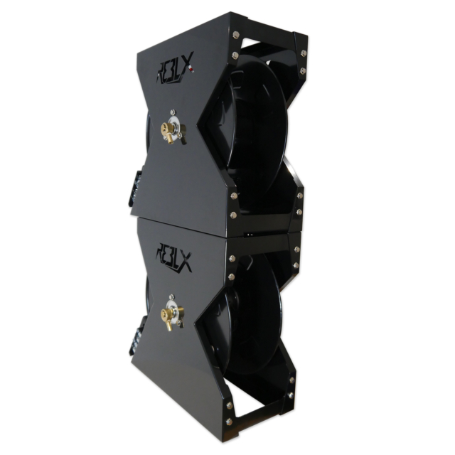 Twin Reel-X - 12v Electric Hose Reels - Double Stackable | Xline Systems