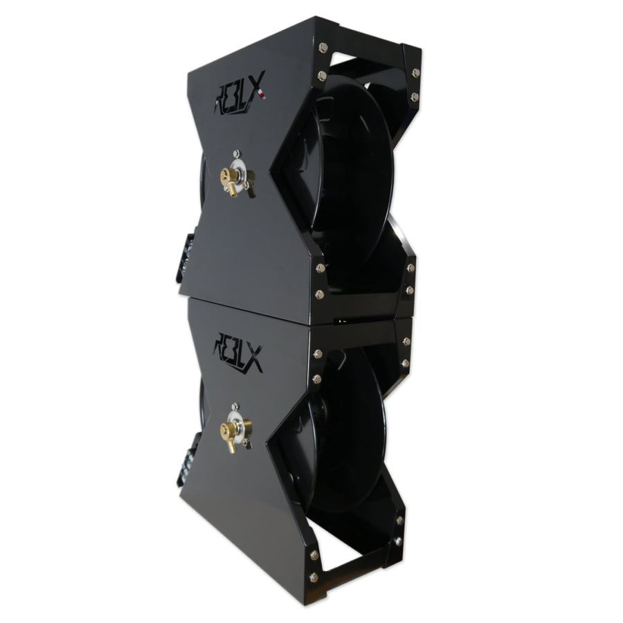 Twin Reel-X - 12v Electric Hose Reels - Double Stackable | Xline Systems