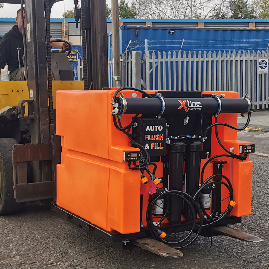 Xline 750ltr Pure Water Solar Cleaning Trailer | Xline Systems