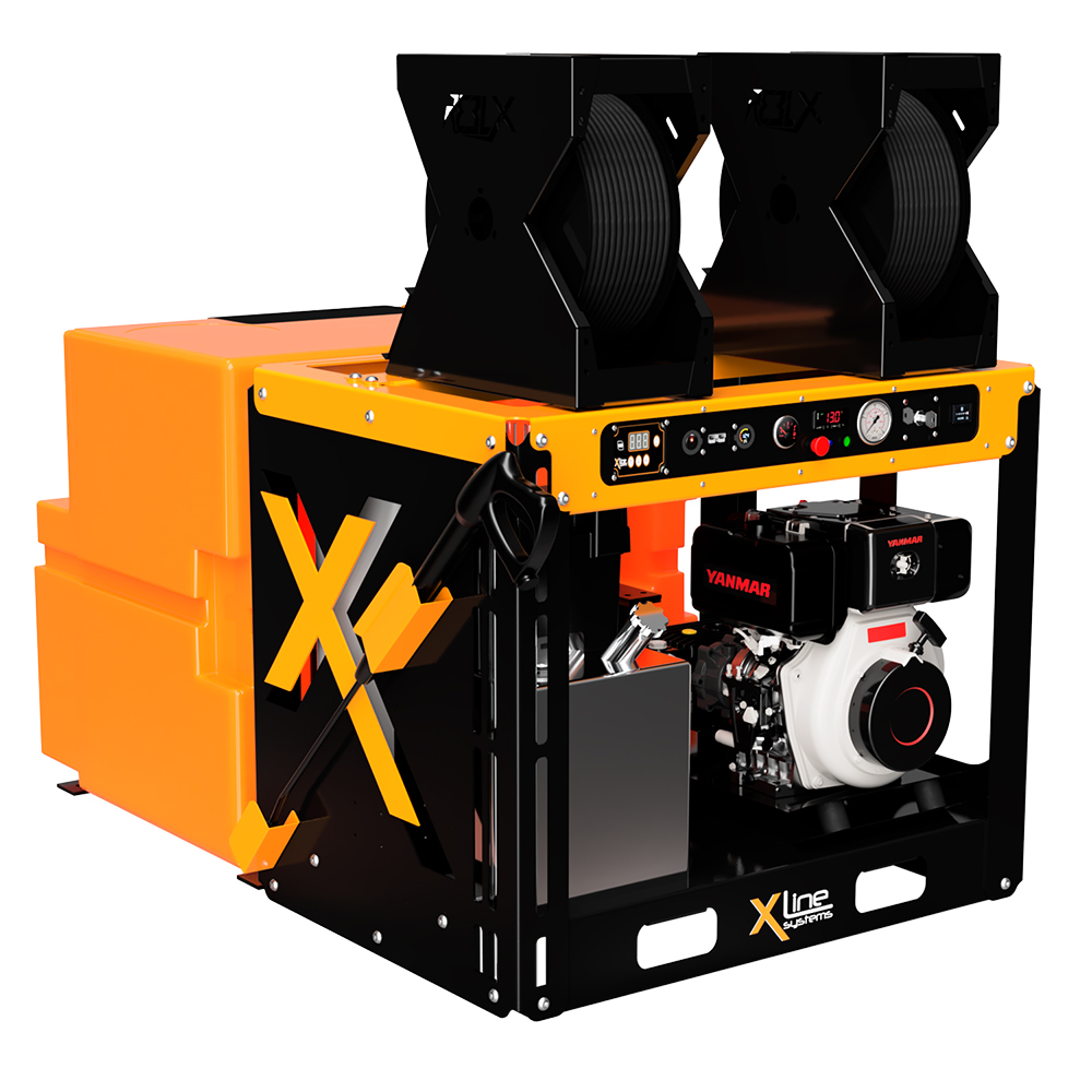 X Skid 30 LPM 200 Bar Pressure Washing & Soft Washing System | Xline ...